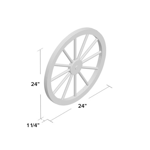PierSurplus Wagon Wheels Wall Décor & Reviews | Wayfair