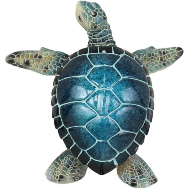 Design Toscano Flat Back Sea Turtle Statue & Reviews | Wayfair