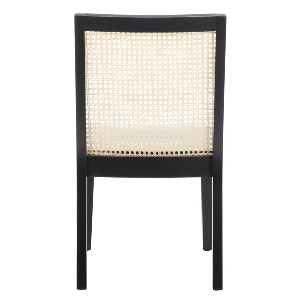 Sand & Stable Kalin Side Chair in Black/Natural | Wayfair