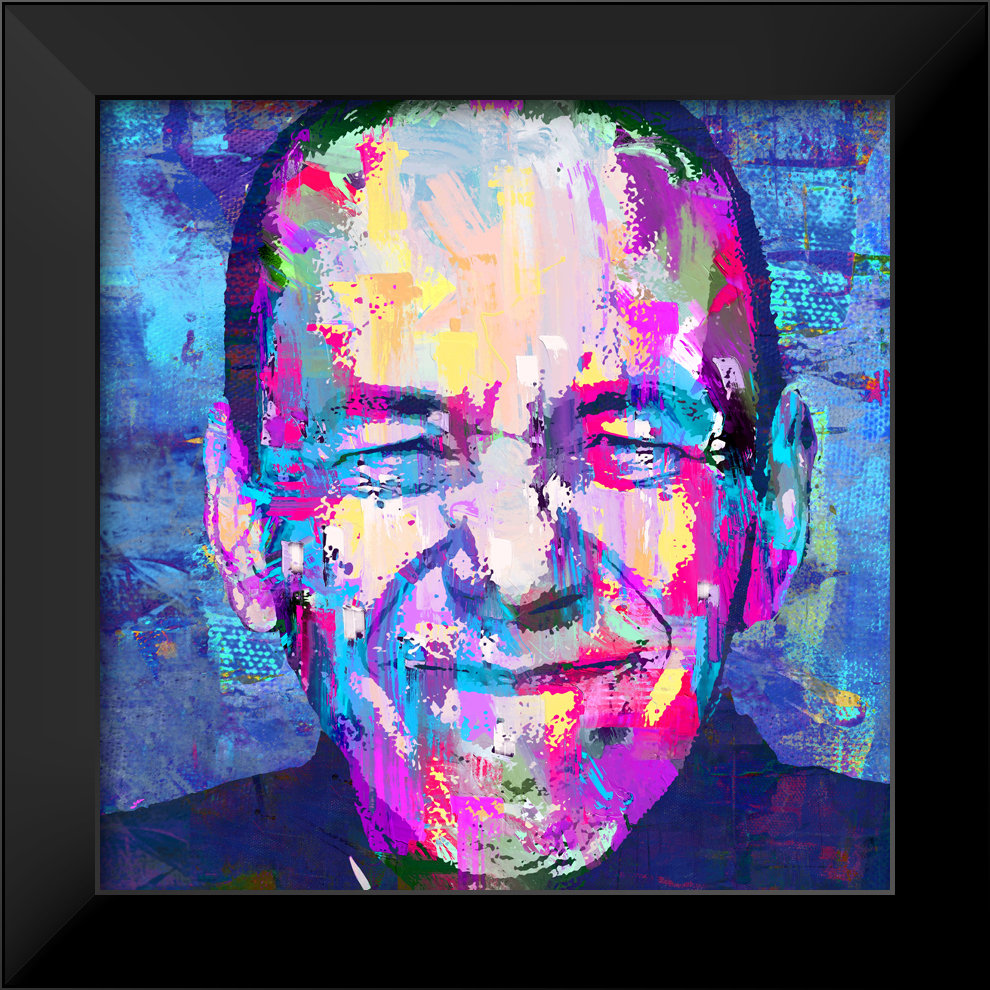 Red Barrel Studio® Gilbert Gottfried Pop Art-Giclee on Paper with Black ...