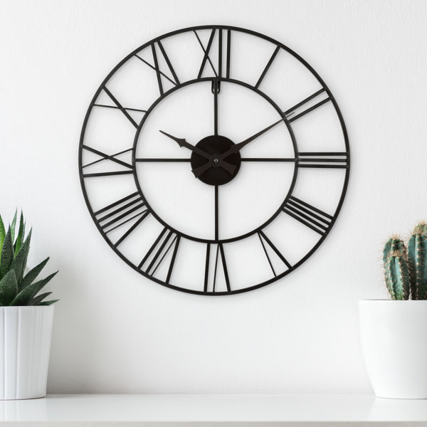 Gracie Oaks Fraley Metal Wall Clock & Reviews | Wayfair