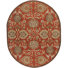 Birch Lane™ Arden Floral Handmade Tufted Wool Area Rug in Burnt Orange ...