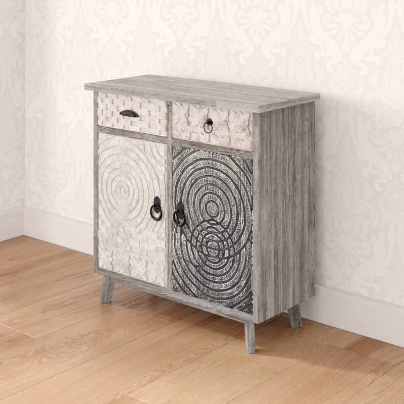 World Menagerie Hudgins 80cm Wide 2 Drawer | Wayfair.co.uk