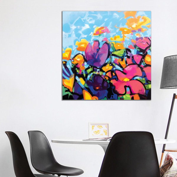 Ivy Bronx Scattered Colour I by Scott Naismith - Wrapped Canvas ...