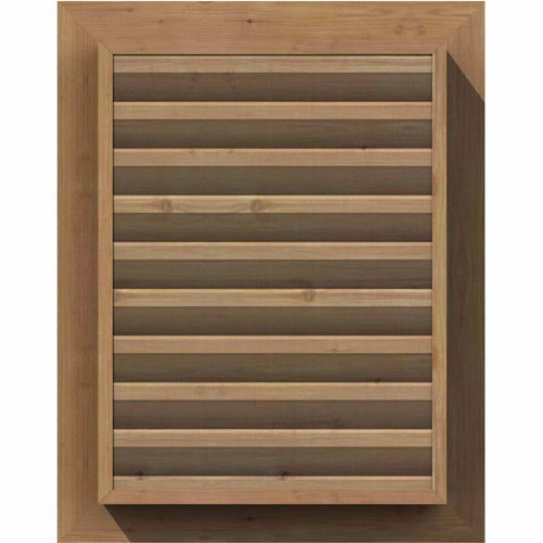 PCI Enterprises Cedar Vertical Gable Vent Louver | Wayfair