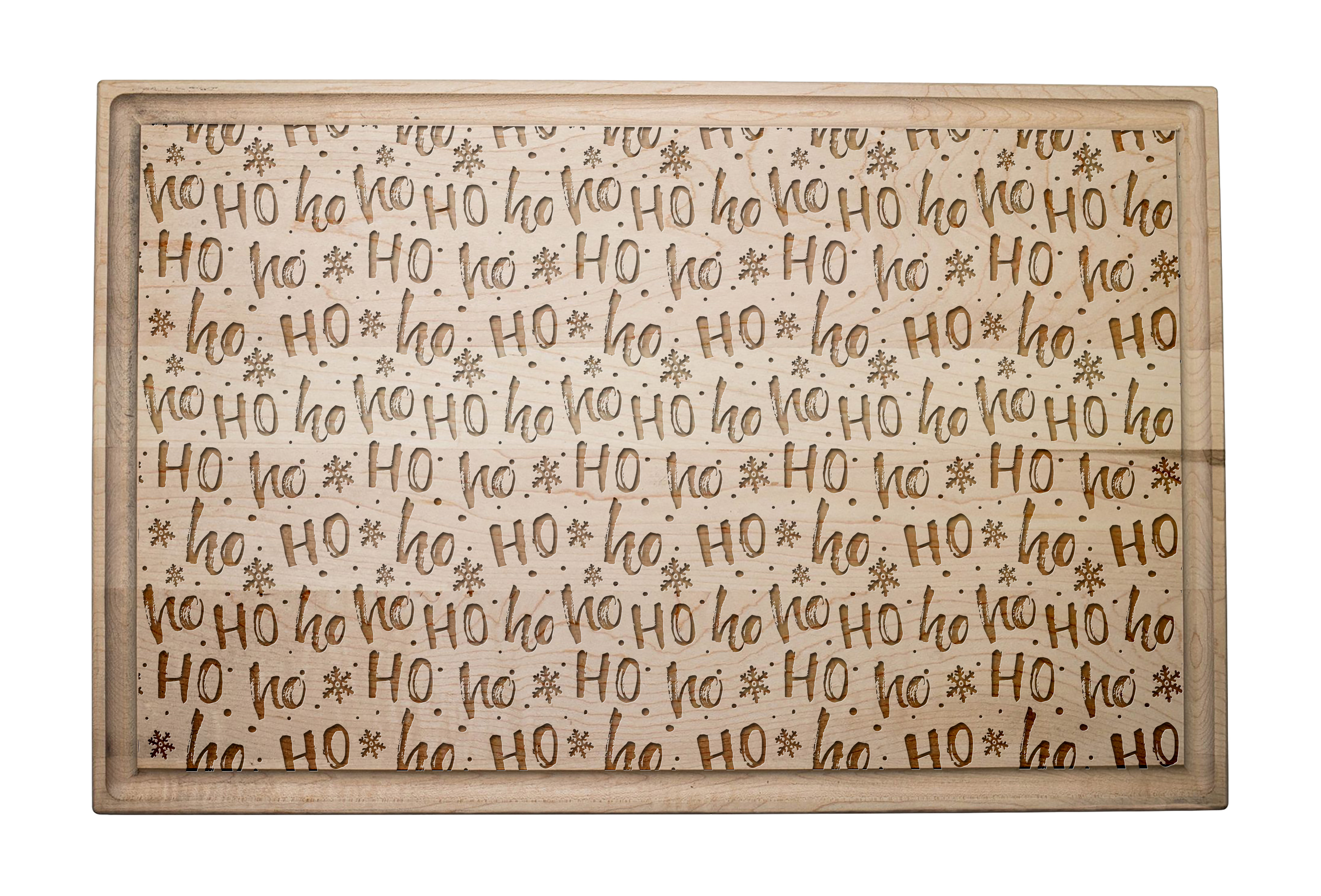 Designs Direct Creative Group Ho Ho Ho Pattern Cutting Board | Wayfair