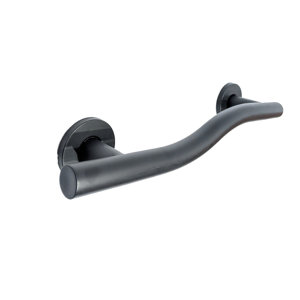 CSI Bathware Left Hand Wave Design 14" Grab Bar & Reviews | Wayfair