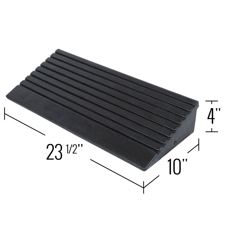 Guardian Heavy Duty 5 Ton Portable Modular Rubber Curb Dolly Ramp ...