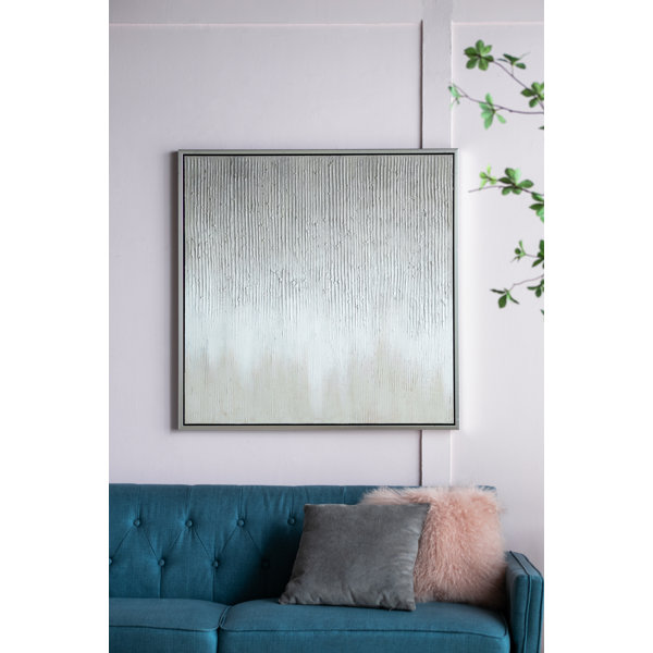 17 Stories Aliaha Sunshine - Floater Frame Painting on Canvas | Wayfair