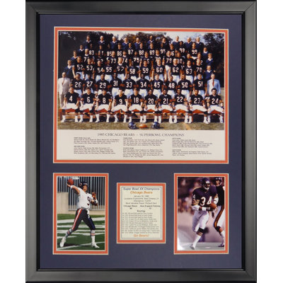 Legends Never Die NFL Picture Frame Memorabilia & Reviews | Wayfair