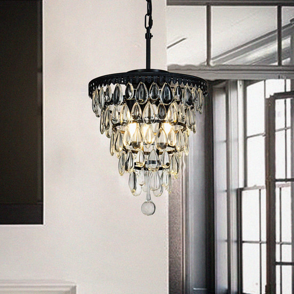 Crystal-teardrop-chandeliers | Wayfair