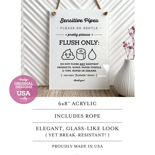 Reilly Originals Flush Only Toilet Paper, Pee & Poo Cute Emoji Bathroom ...