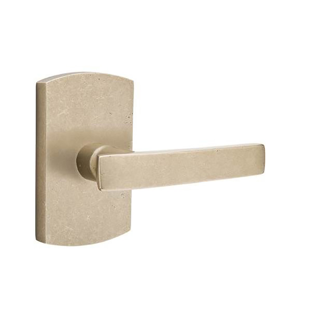 Emtek Yuma Privacy (Bed & Bath) Door Lever with Rosette | Wayfair