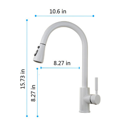 Dilon Pull Down Kitchen Faucet | Wayfair