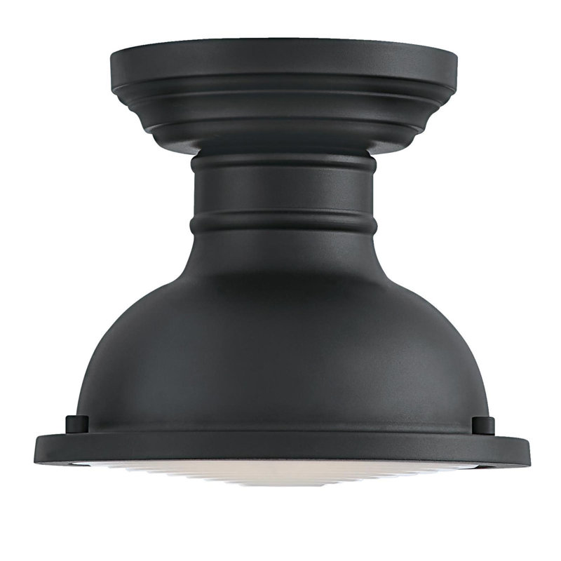 Westinghouse Lighting Orson 9-Inch One-Light Outdoor Semi-Flush Mount ...