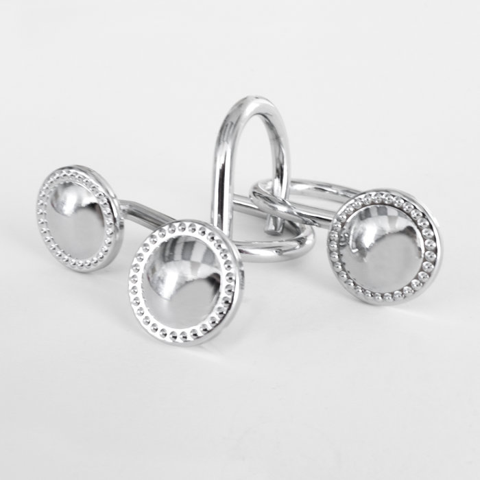 Splash Home Premium Button Shower Curtain Hooks & Reviews | Wayfair