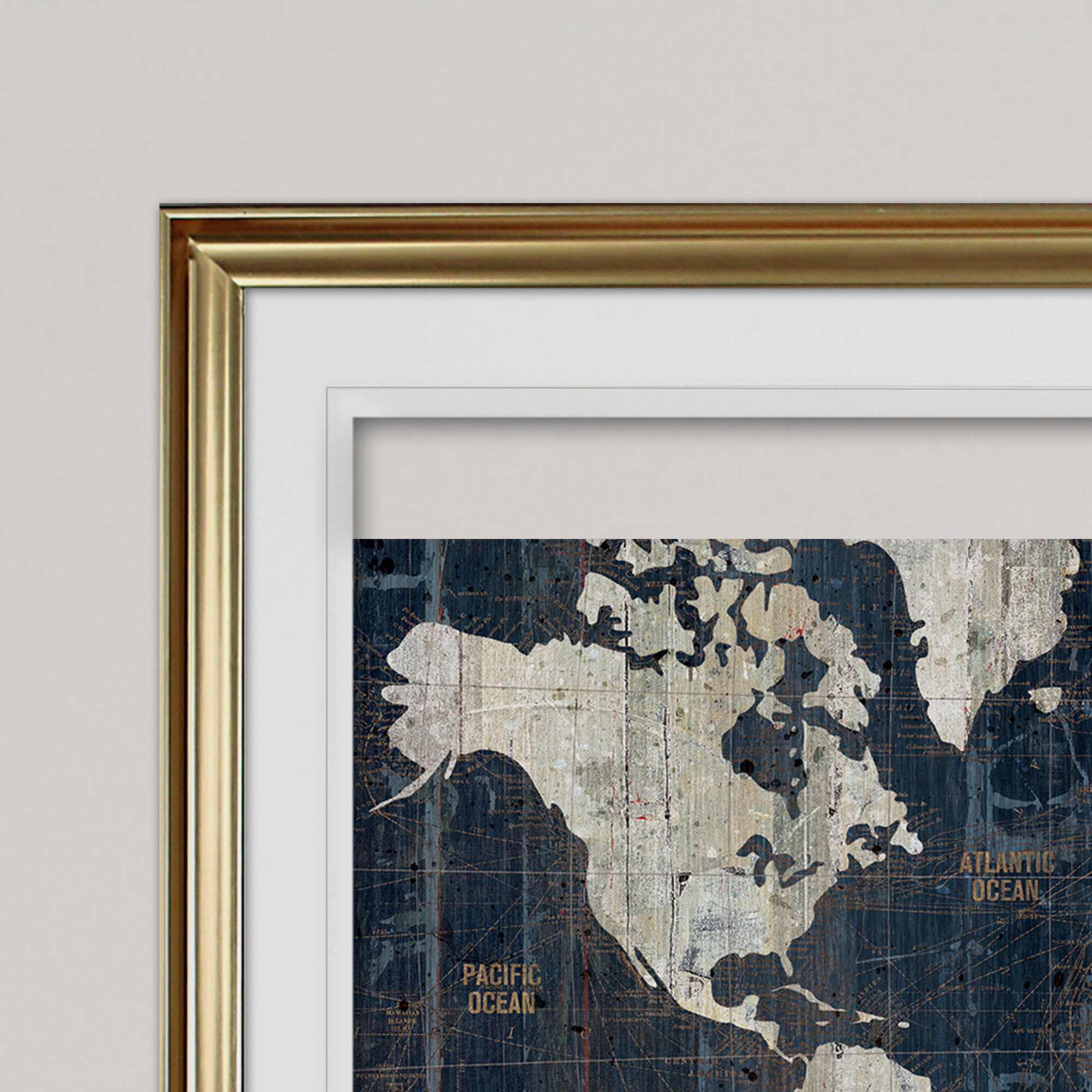 Williston Forge Old World Map - Picture Frame Print & Reviews | Wayfair