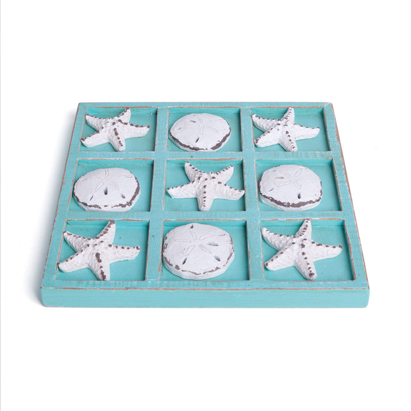 Mike & Melissa Seashore Tic Tac Toe Board & Reviews | Wayfair