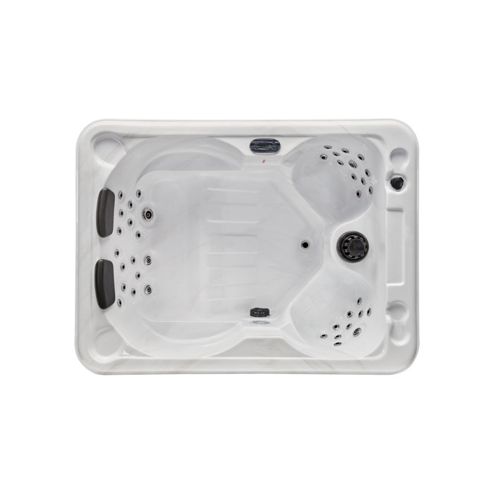 Luxury Spas 240 Volt 4 - Person 39 - Jet Acrylic Rectangle Hot Tub with ...