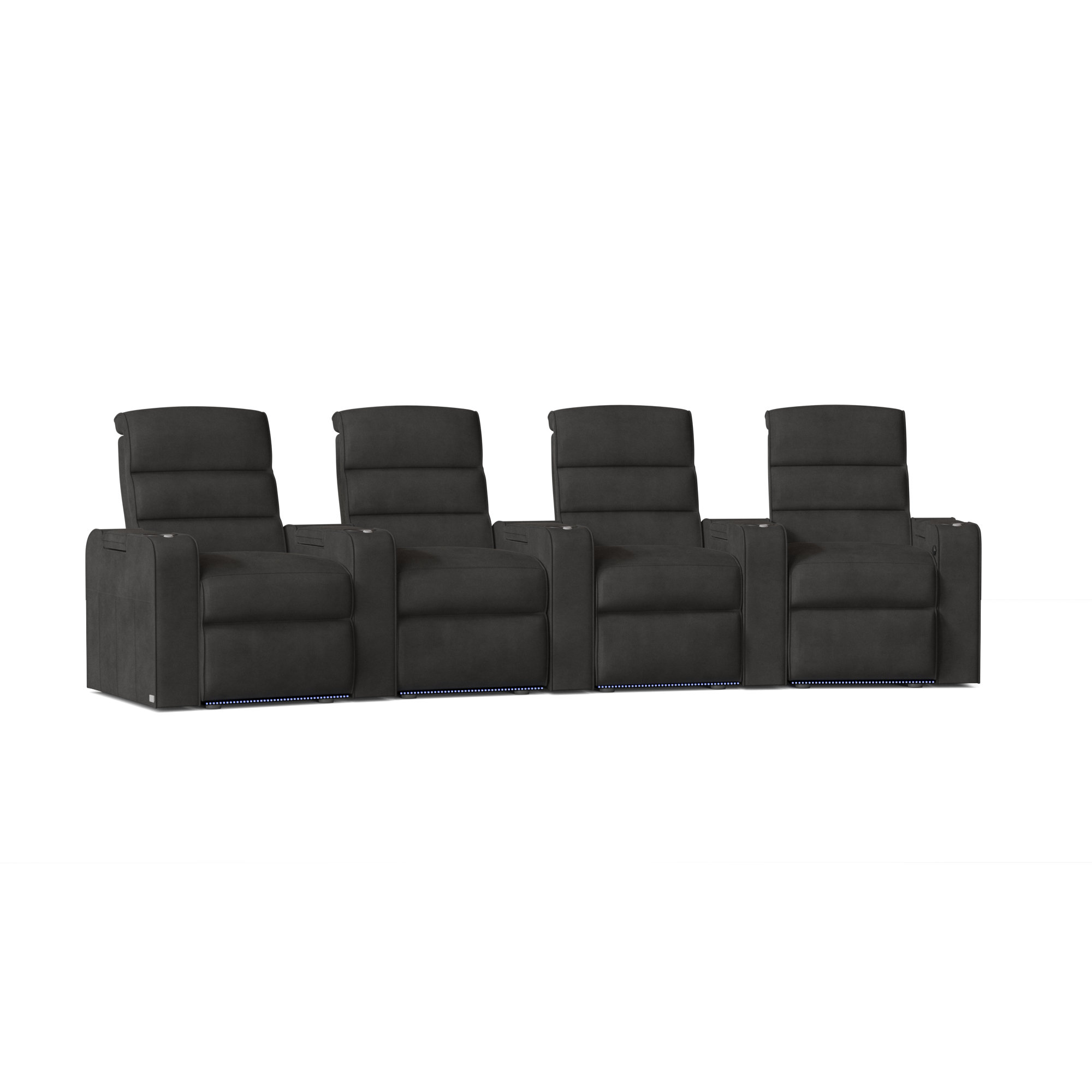 Red Barrel Studio® Magnum HR Series 142.75'' Wide Home Theater Seating ...