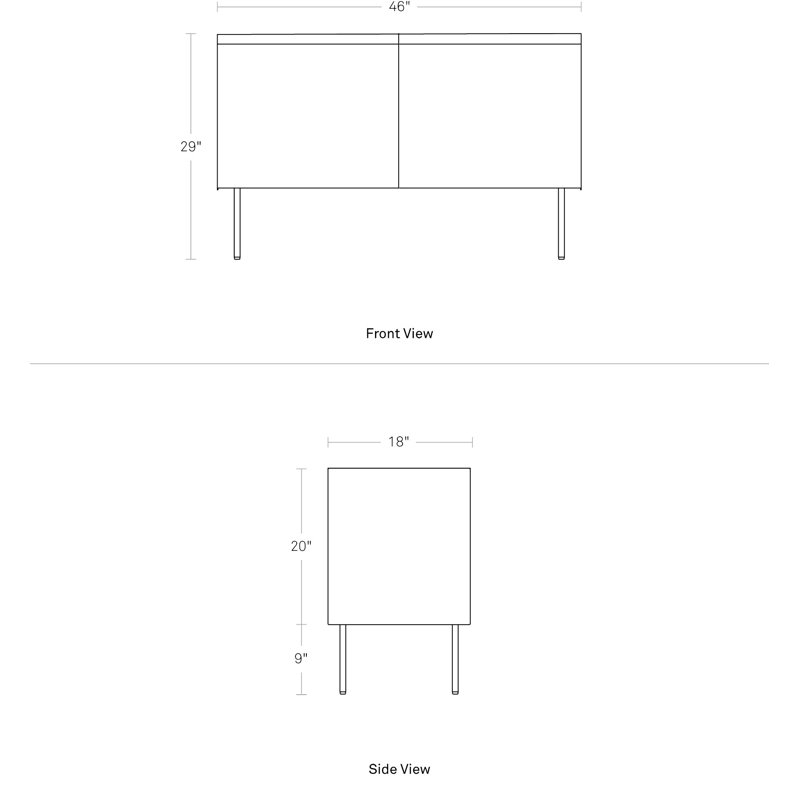 Clad 2 Door Sideboard | AllModern