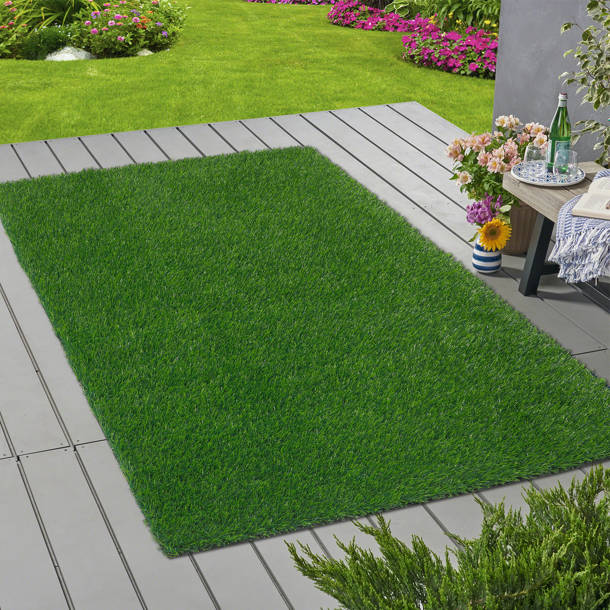 Purhome indoor / Outdoor Artificial Natural Look Grass Turf Carpet ...