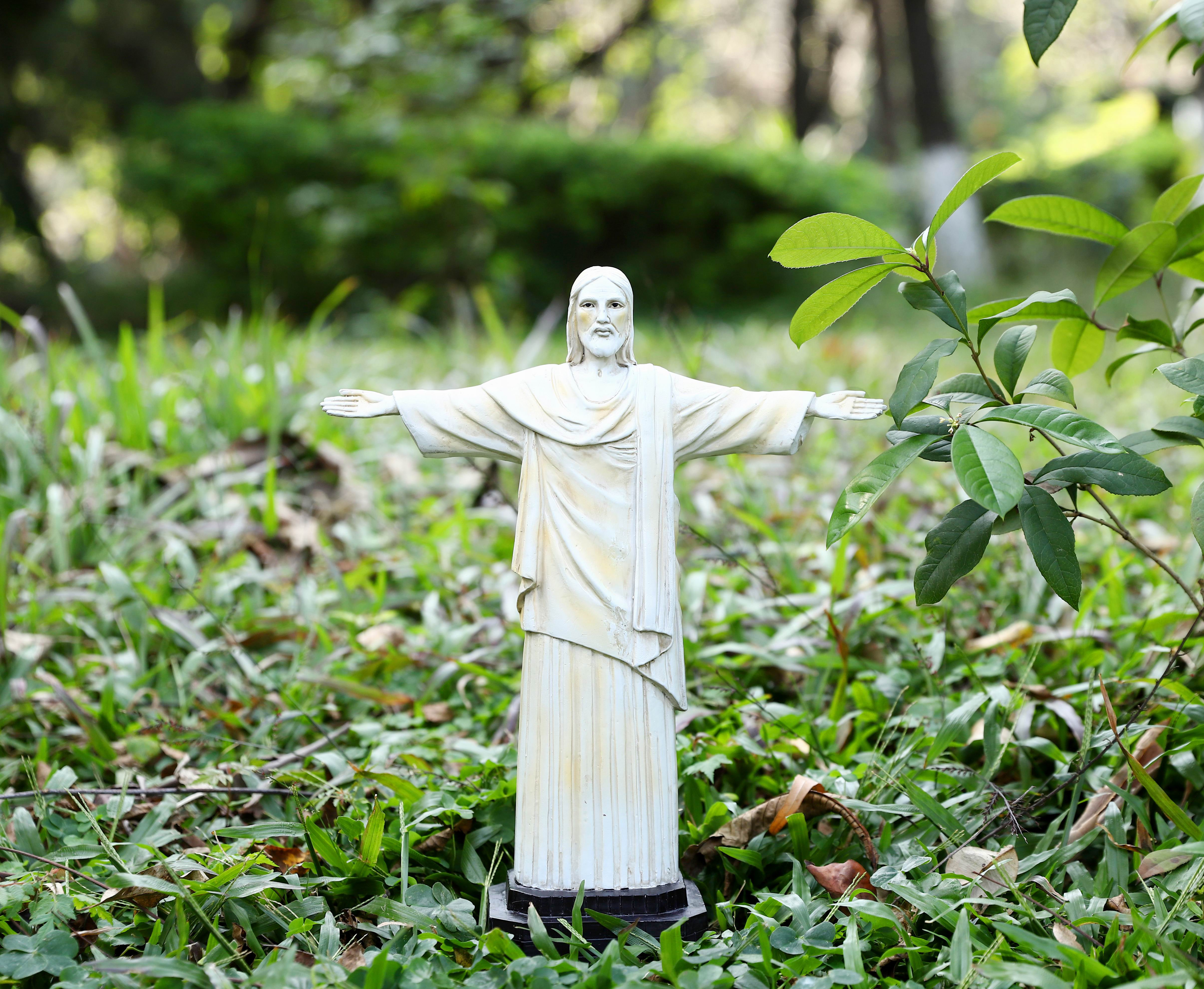 Trinx Alexann Solar Christ the Redeemer Jesus Outdoor Garden Statue ...