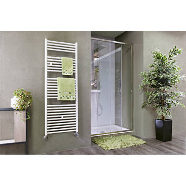 Modern Warmth Blitz Hydronic Radiant Radiator Heater with Wall Bracket ...