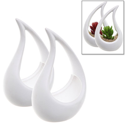 Wrought Studio Brannin Ceramic Tear Drop Sculpture & Reviews | Wayfair