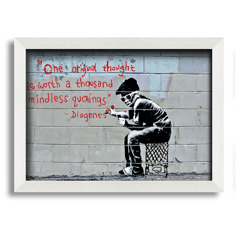 Ophelia & Co. One Original Thought Is Worth A... - Single Picture Frame ...