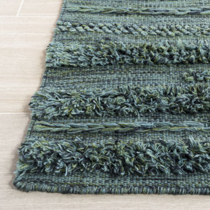 Laurel Foundry Modern Farmhouse Hartzler Handmade Flatweave Dark Green ...