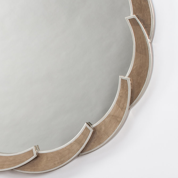 Artmax Round Wood Wall Mirror | Wayfair