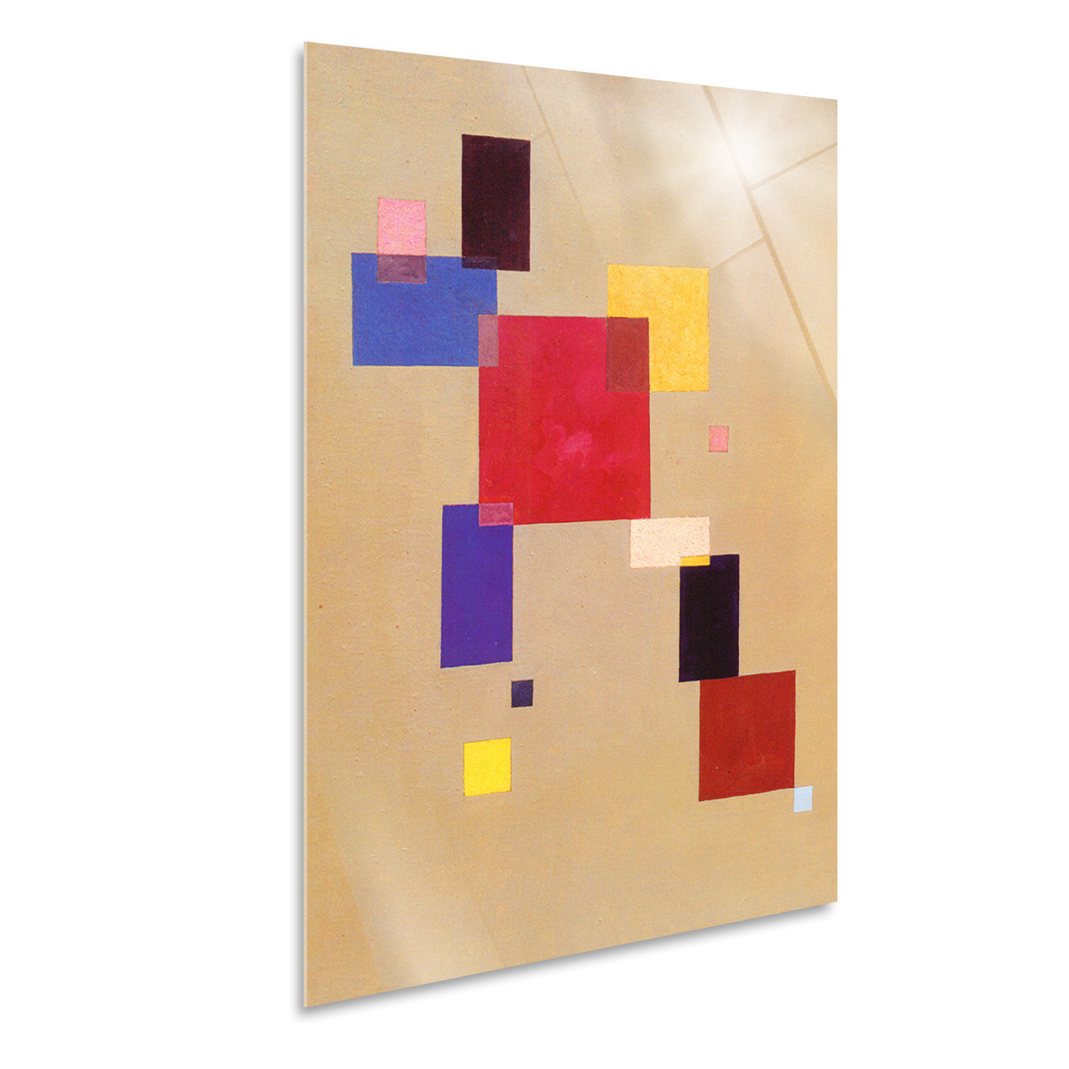 Metro Lane Thirteen Rectangles by Vassily Kandinsky - Unframed Graphic ...