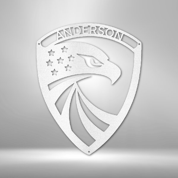 Loon Peak® Dalena Eagle Steel Sign Wall Decor | Wayfair