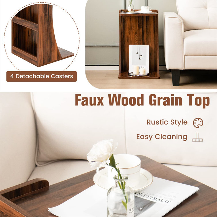 Union Rustic Vida Side Table with Storage | Wayfair.co.uk