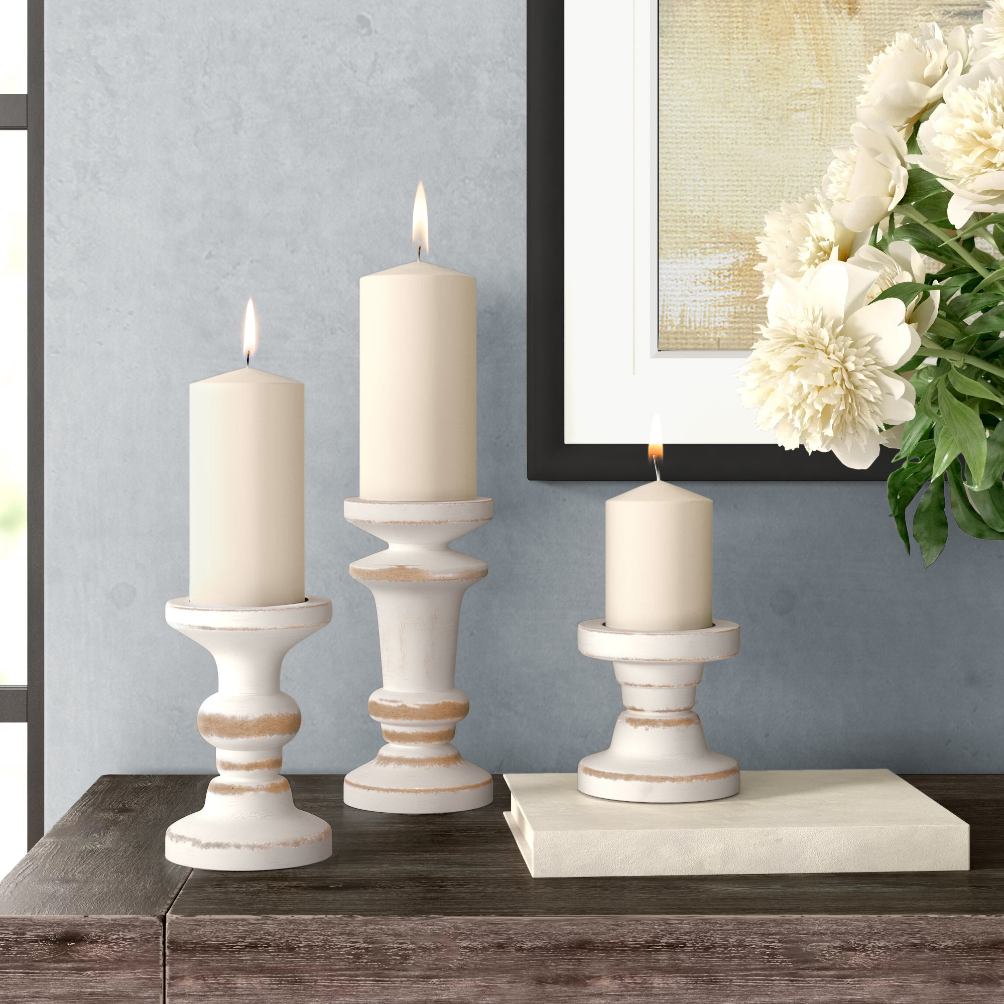 Three Posts™ Candlestick Holder Set & Reviews | Wayfair
