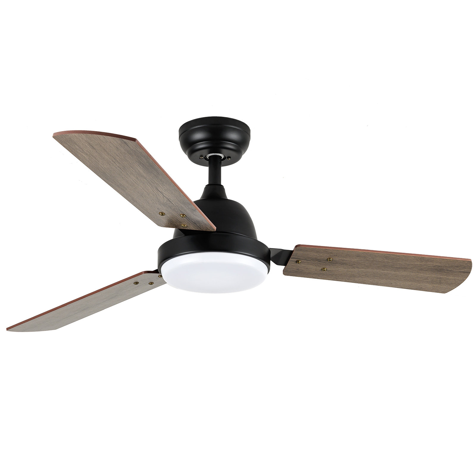 Wrought Studio Dilbert 44-inch Ceiling Fan with LED Light and Remote ...