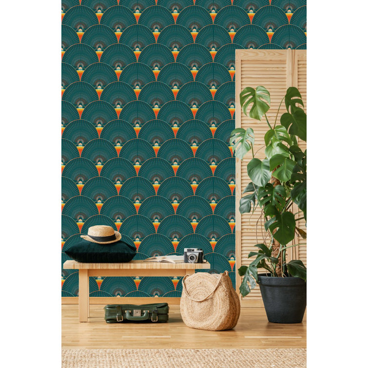 Dakota Fields Mahle Geometric Wallpaper | Wayfair