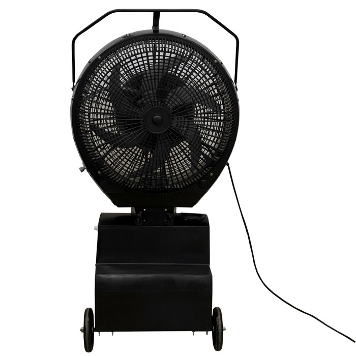 EcoJet by Joape Misting Fans CYCLONE 48" Pedestal Reservoir 18 Gal Fan ...