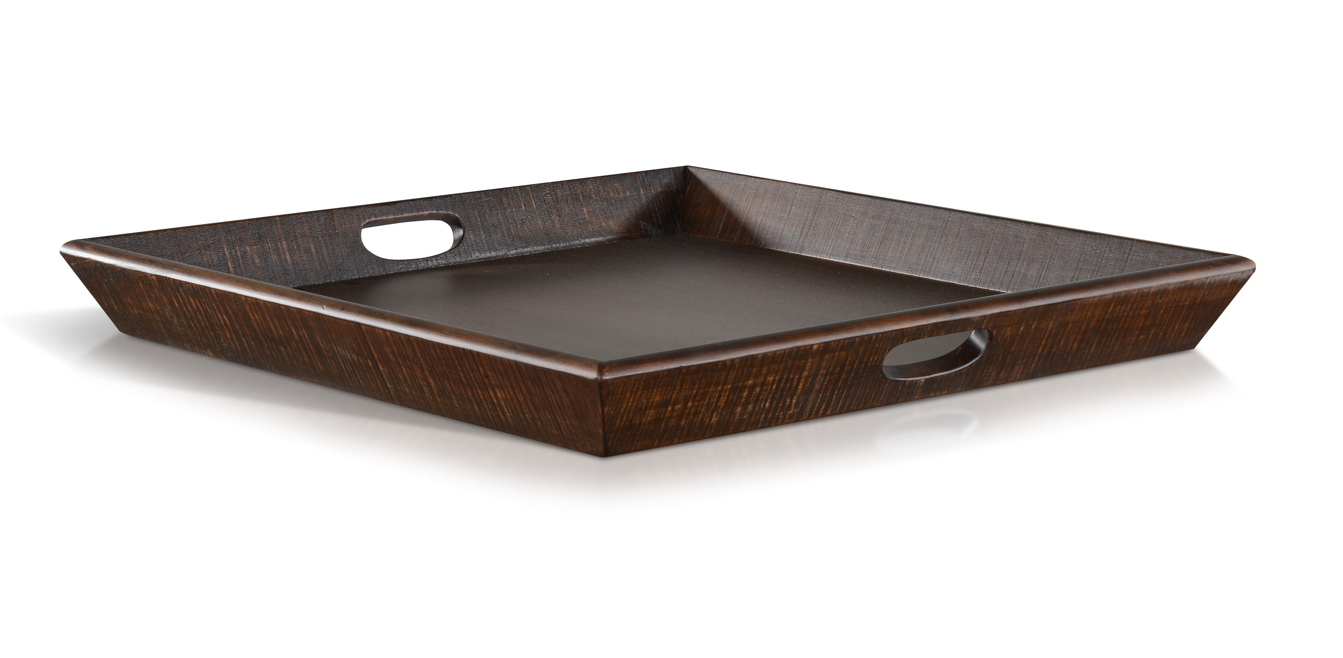 Loon Peak® Burnell Wood Tray & Reviews | Wayfair