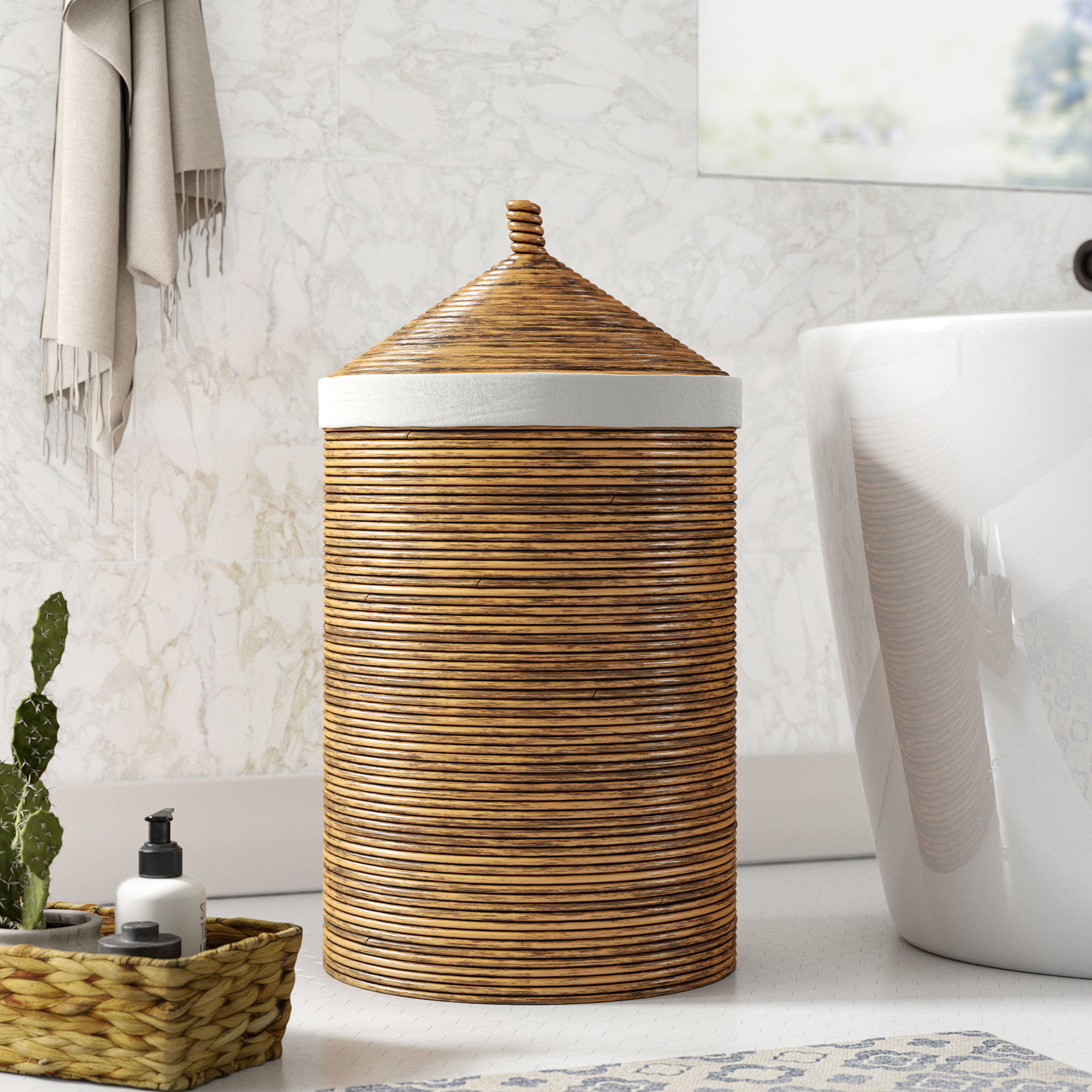 Longshore Tides Laundry Hamper with Liner & Reviews | Wayfair
