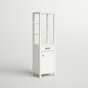 Sand & Stable Aileen 21'' W x 72'' H x 17'' D Linen Cabinet & Reviews ...