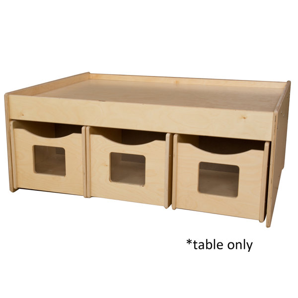 Wood Designs Activity Island Cubby with Table Only & Reviews | Wayfair