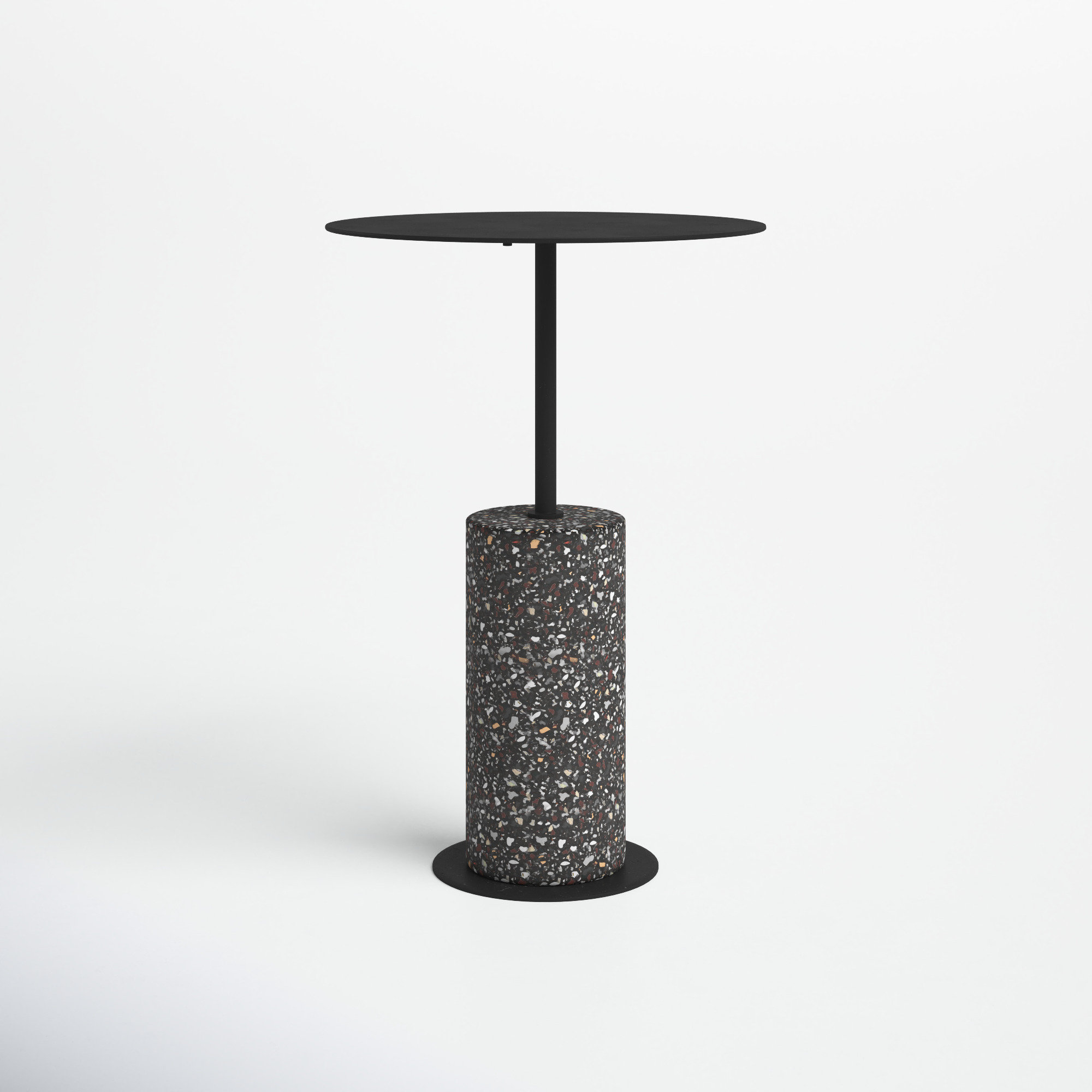 Joss & Main Keefe 22'' Tall Iron Pedestal End Table | Wayfair