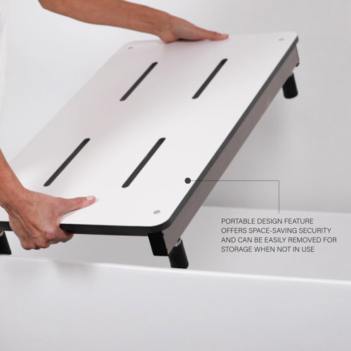 Seachrome 27" x 15.5" White Removable Tub Seat | Wayfair