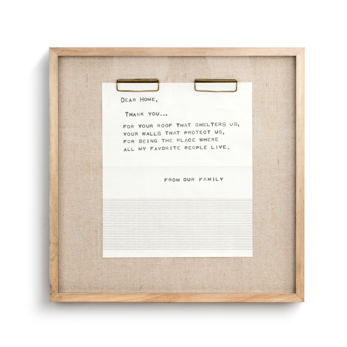 Gracie Oaks Solid Wood Text Wall Decor | Wayfair