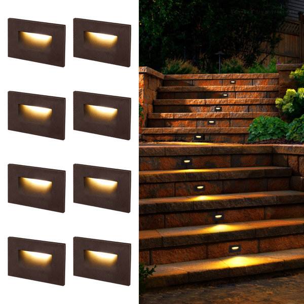 TORCHSTAR Essential Integrated LED Hardwired 120V Deck Light for ...