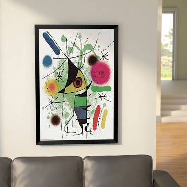 Vault W Artwork Singing Fish Framed On Paper by Joan Miro Print ...
