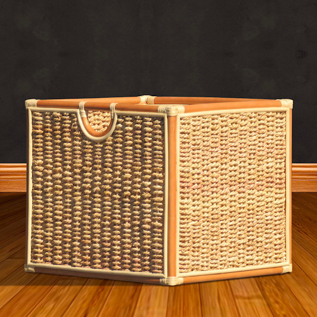 Bay Isle Home Broady Solid Wood Basket | Wayfair