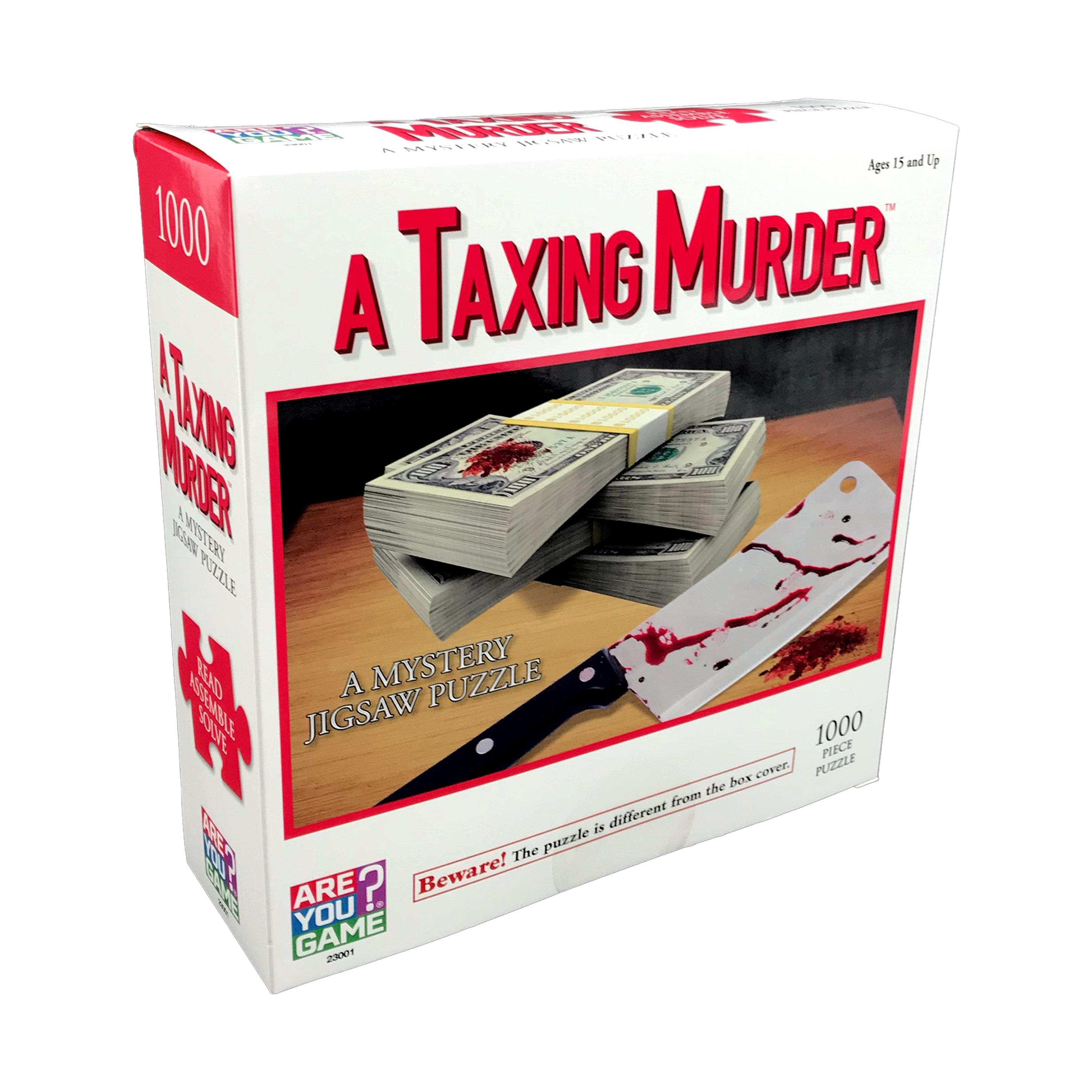 A Taxing Murder Classic Mystery Jigsaw Puzzle Wayfair